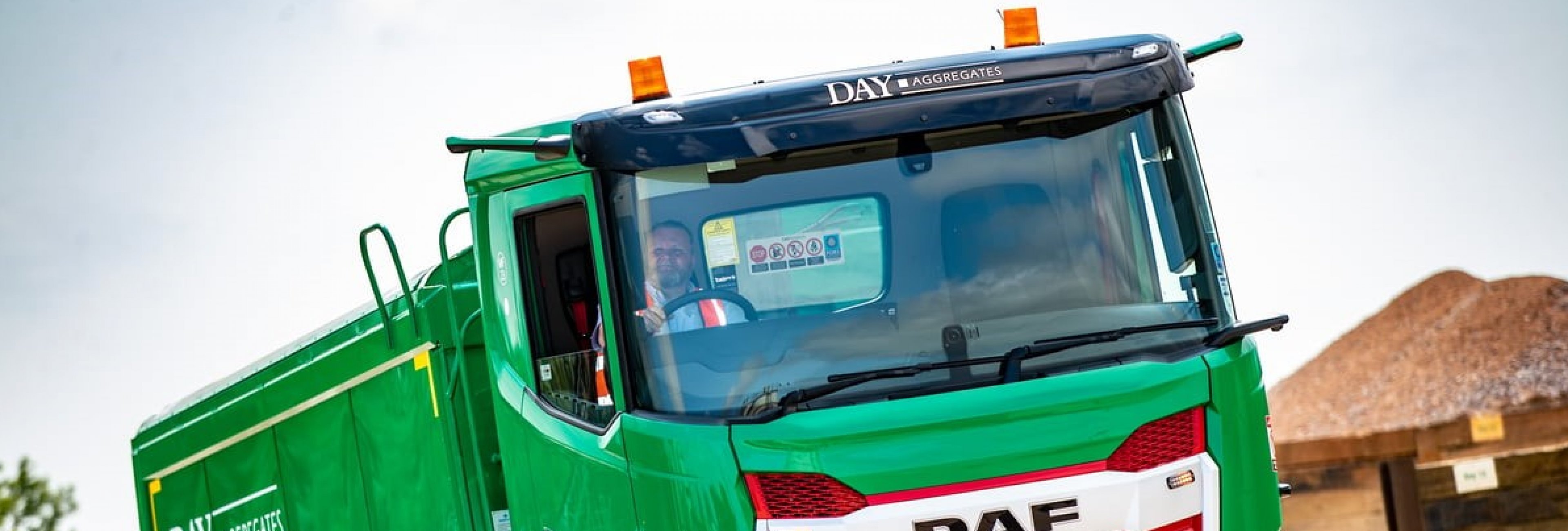 New DAF XDC eight-wheelers signal new dawn at Day Aggregates